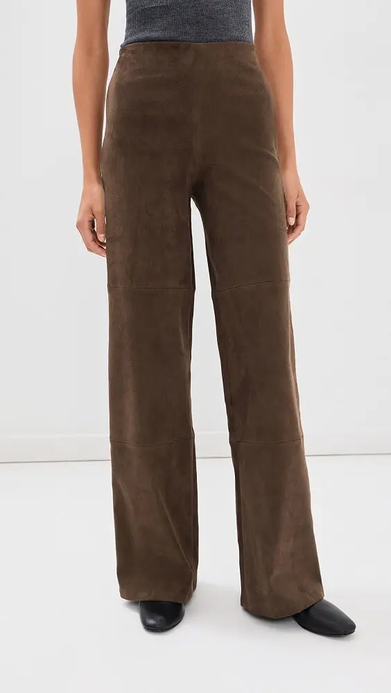 ARMA Karina Stretch Suede Pants