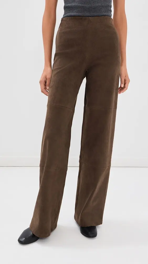 ARMA Karina Stretch Suede Pants