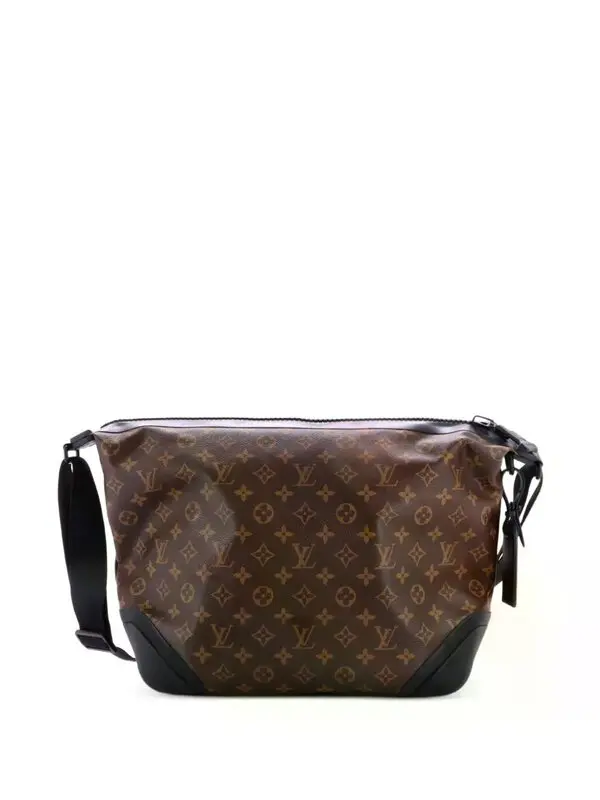 LOUIS VUITTON Waterproof Voyage Messenger Monogram Canvas Crossbody Bag - Brown