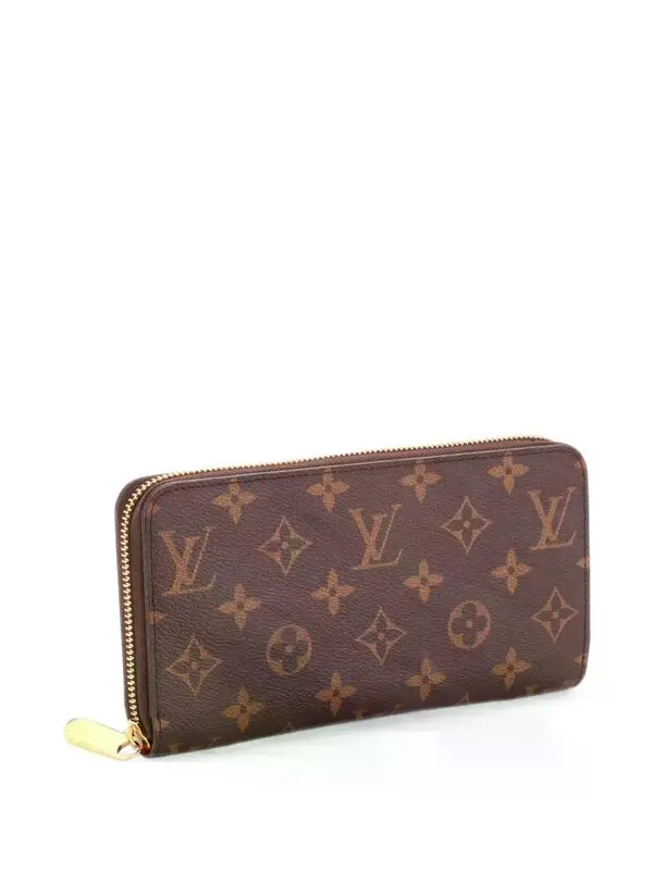 LOUIS VUITTON Zippy Wallet Monogram Canvas Small Wallets - Brown