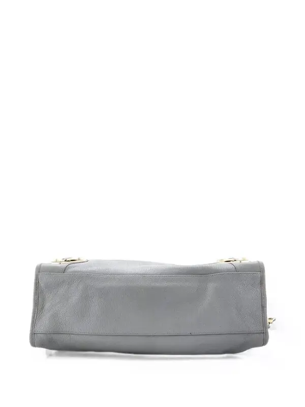 Balenciaga City Classic Metallic Edge Bag Leather Medium Satchel