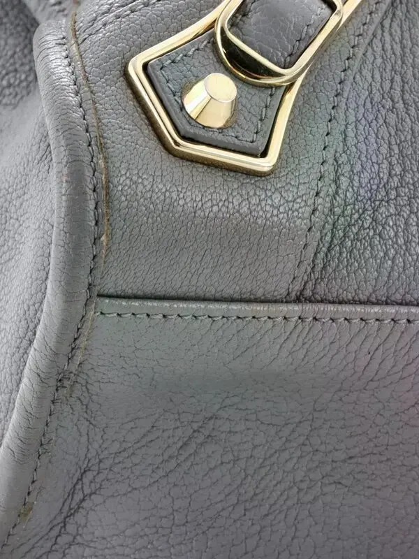 Balenciaga City Classic Metallic Edge Bag Leather Medium Satchel