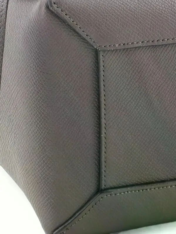 Celine Belt Bag Textured Leather Micro Satchel