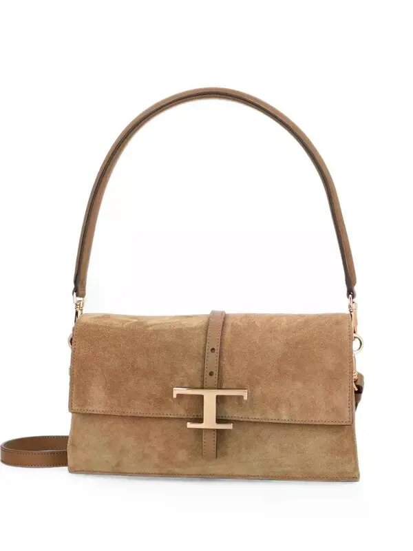 TOD'S Mini T Timeless Suede Tote Bag