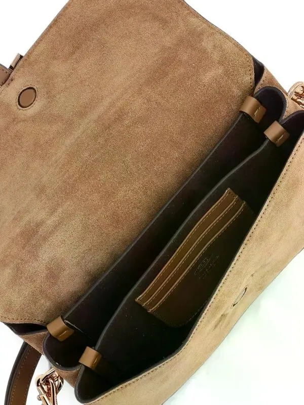 TOD'S Mini T Timeless Suede Tote Bag