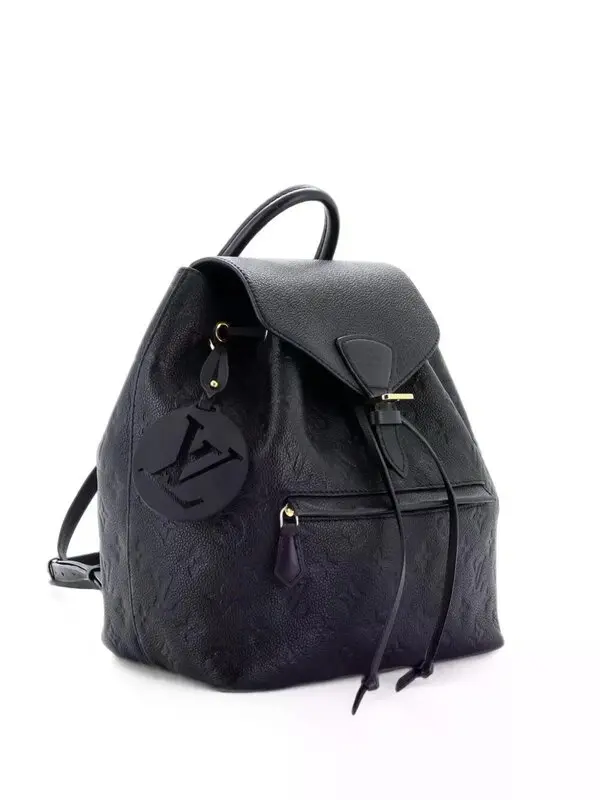 LOUIS VUITTON Montsouris Nm Monogram Empreinte Leather Pm Backpack