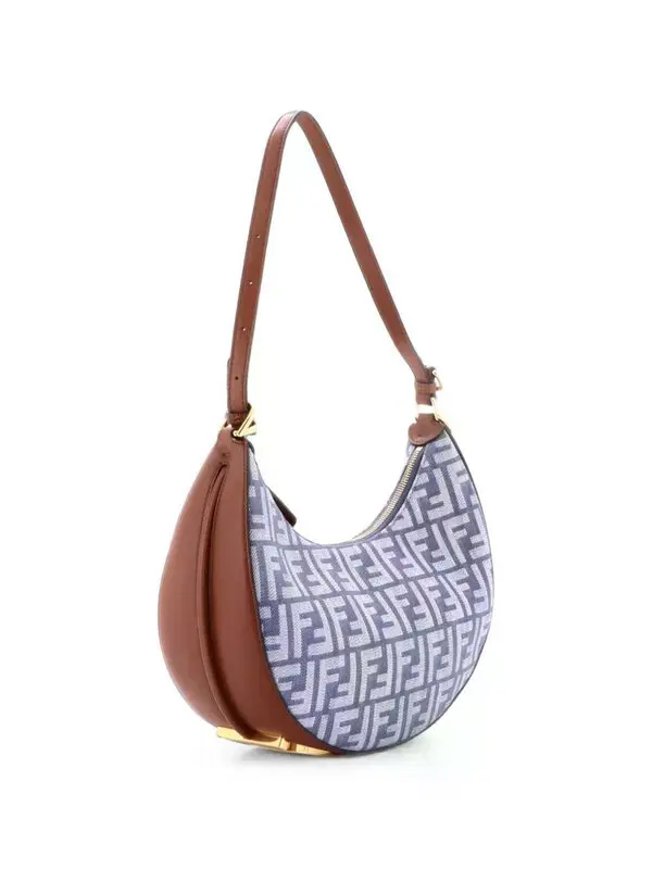 Fendi Fendigraphy Bag Zucca Canvas Small Hobo Bag