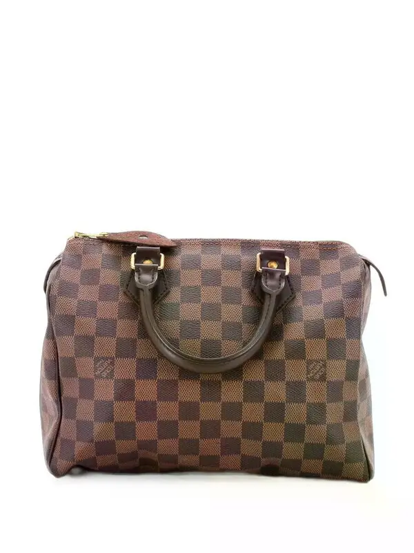 LOUIS VUITTON Speedy Handbag Damier 25 Satchel