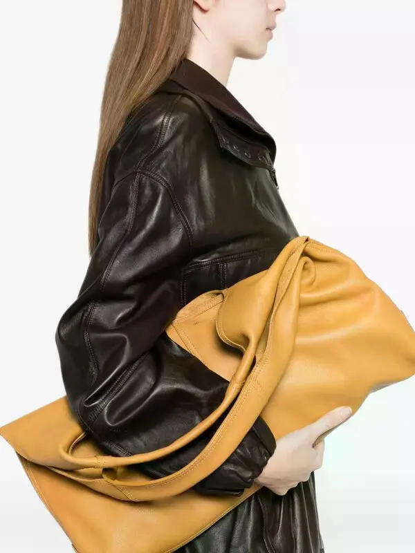 AMI Paris Etienne Leather Shoulder Bag