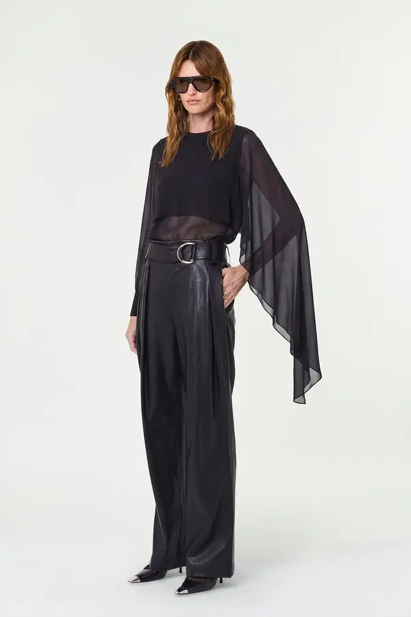NICHOLAS Flavia Top - Black