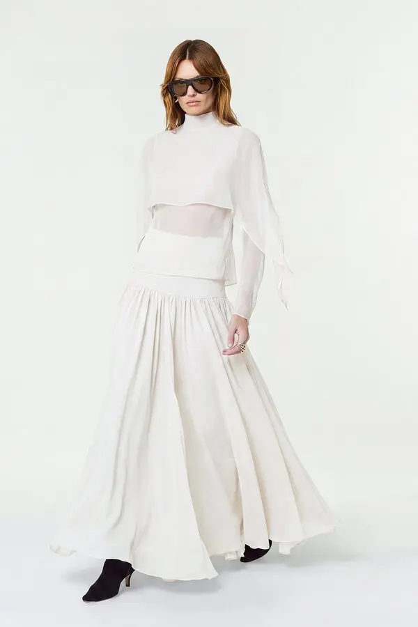 NICHOLAS Tani Skirt - Pearl