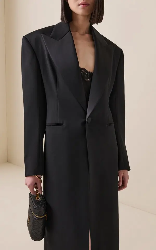 Saint Laurent Virgin-wool Single-breasted Coat