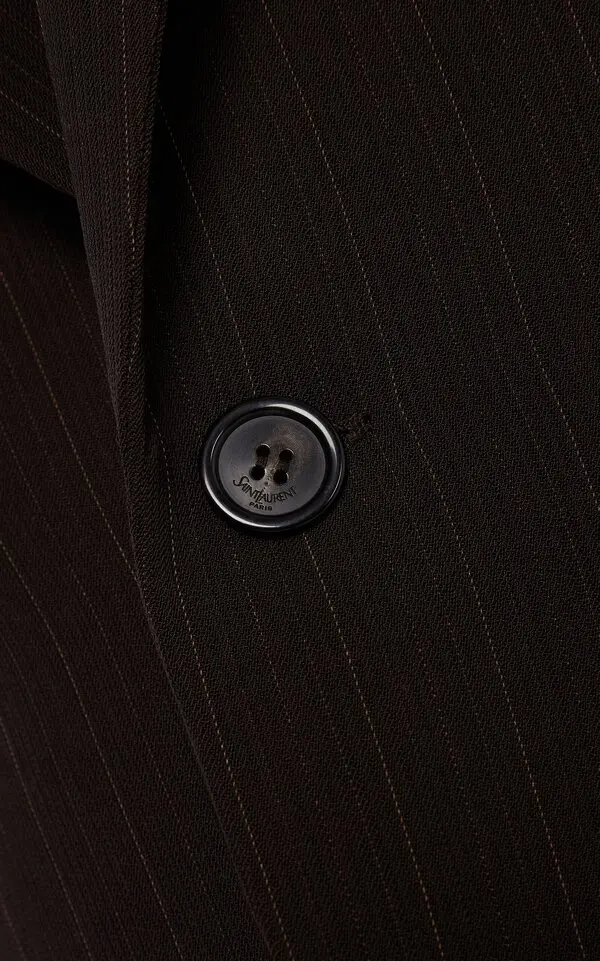 Saint Laurent Single-breasted Virgin Wool-blend Blazer