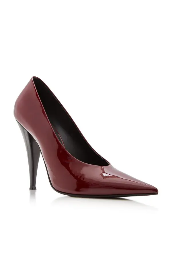 Givenchy 95mm Pointy Patent Leather Pumps