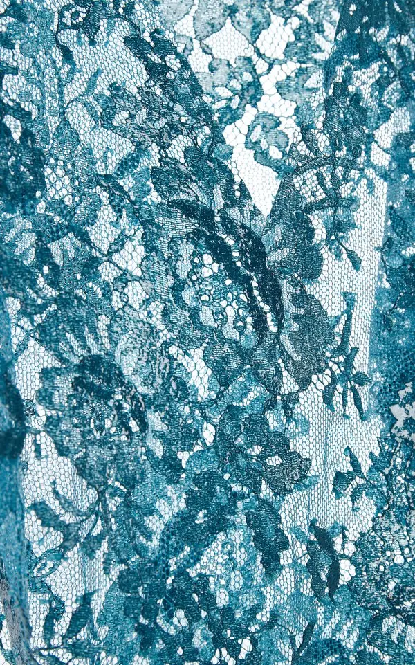 Saint Laurent Silicone-coated Lace Bodysuit