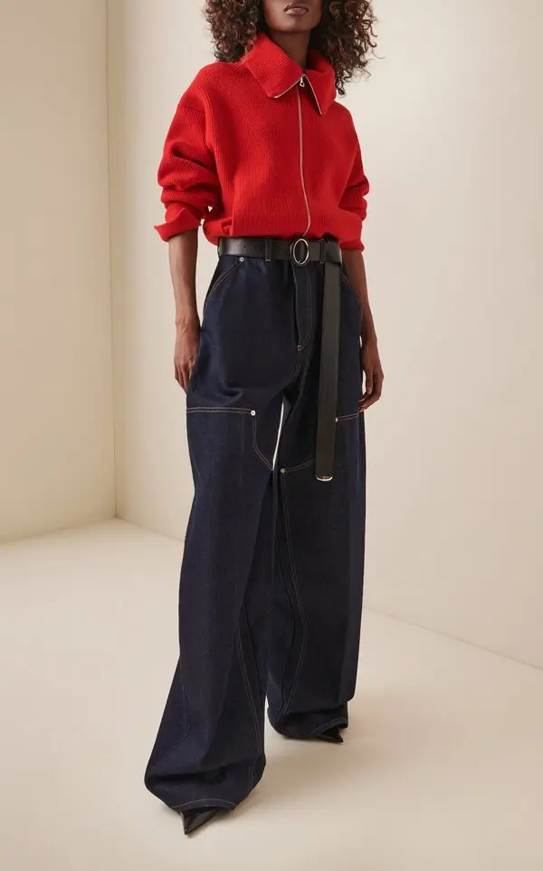 Givenchy High Neck Knit Cardigan