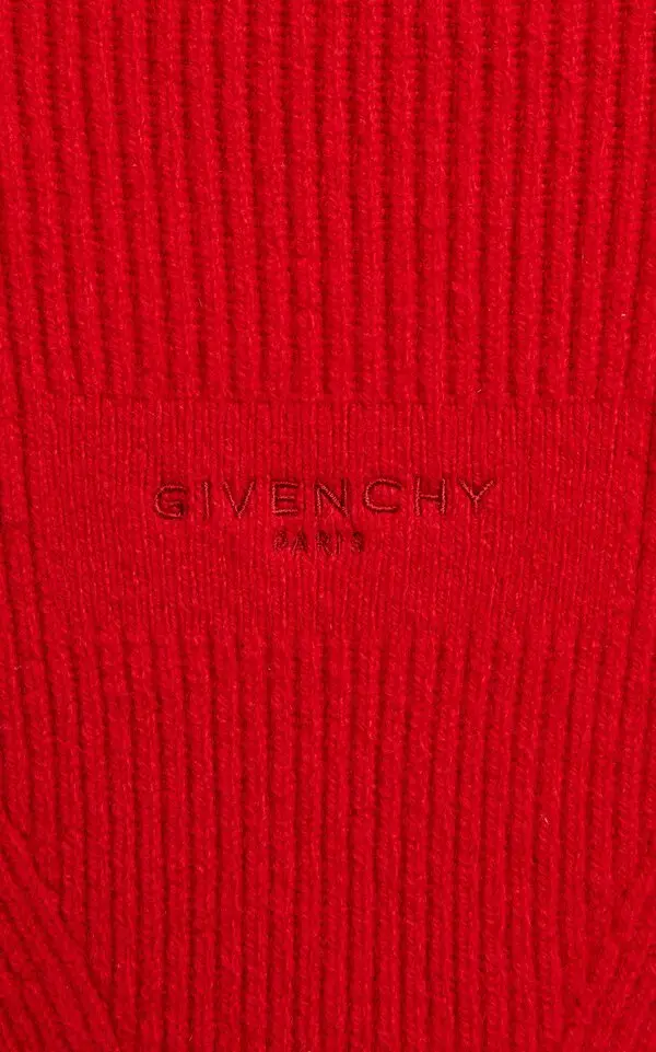 Givenchy High Neck Knit Cardigan
