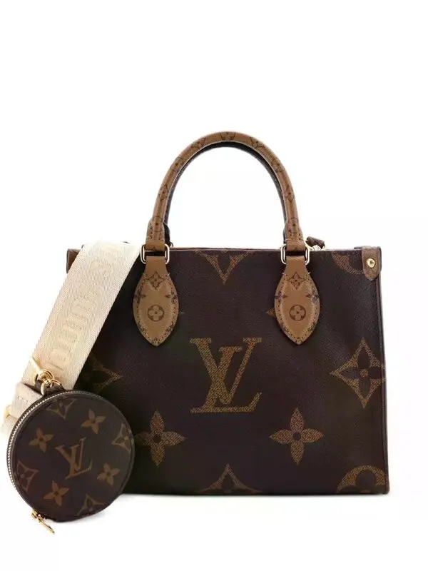 LOUIS VUITTON Onthego Tote Reverse Monogram Giant Pm Shoulder Bag
