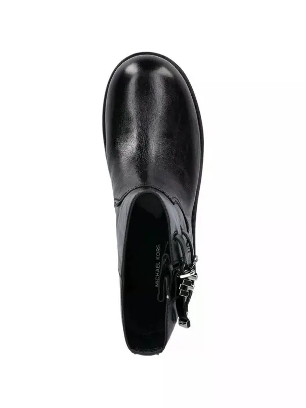 Michael Kors Buckle-strap Leather Boots