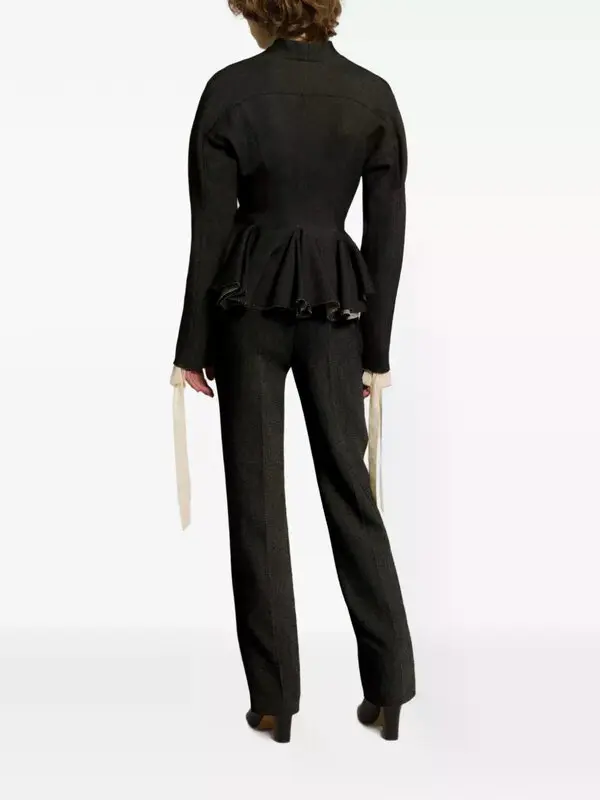 Alberta Ferretti Pressed-crease Tailored Trousers