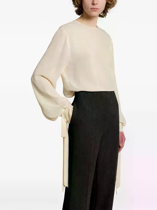 Alberta Ferretti Pressed-crease Tailored Trousers
