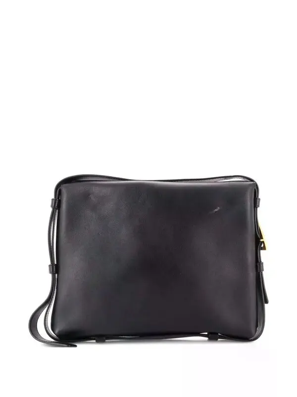 Bottega Veneta Cradle Shoulder Bag Leather Medium Hobo Bag - Black