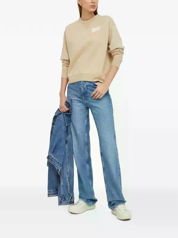 LEVI'S Crew-neck Logo-print Sweatshirt
