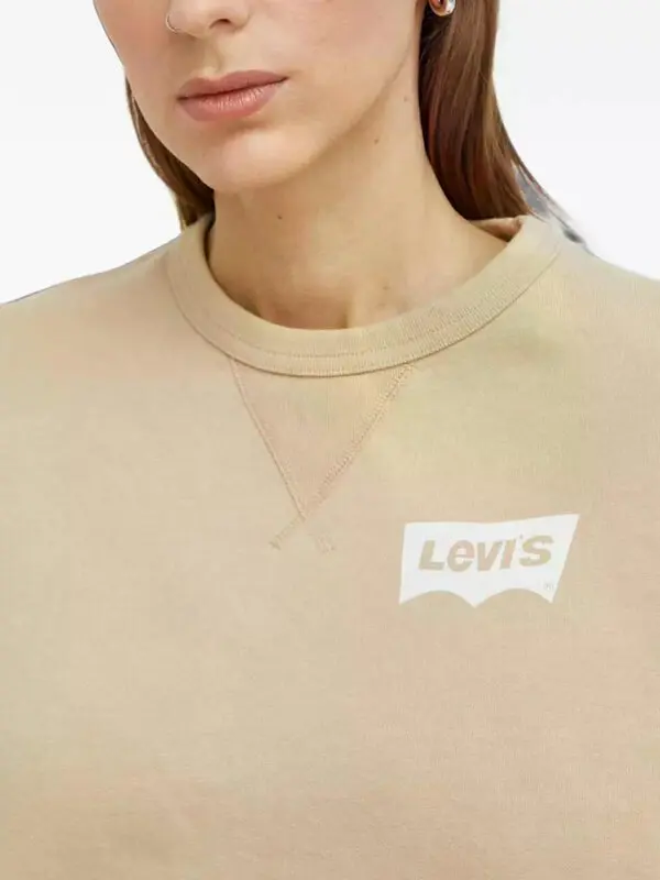 LEVI'S Crew-neck Logo-print Sweatshirt
