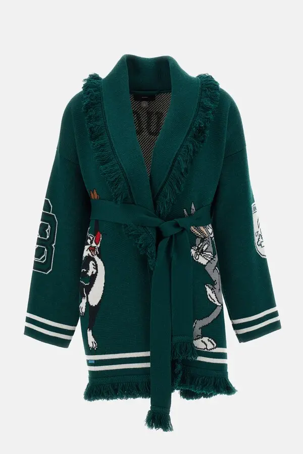 Alanui Cardigan Bugs Bunny & Sylvester