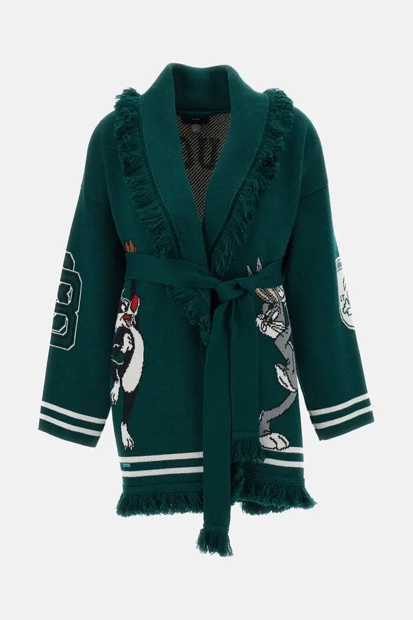 Alanui Cardigan Bugs Bunny & Sylvester