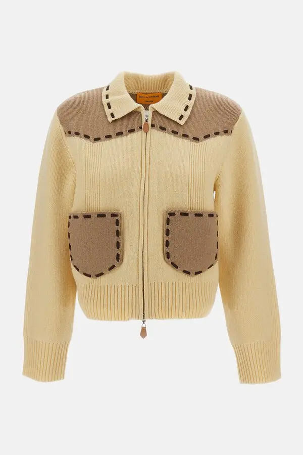 Guest In Residence Giacca Saddle Up In Cashmere - Multicolore