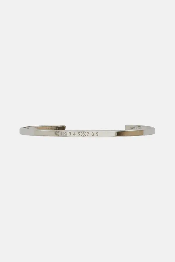 MAISON MARGIELA Bracciale Minimal Logo 3mm - Silver