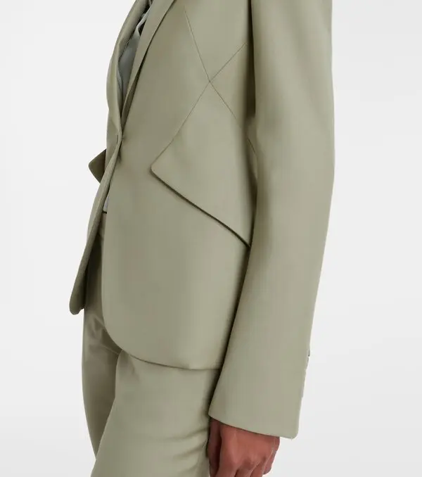Alexander McQueen Wool Blazer - Green