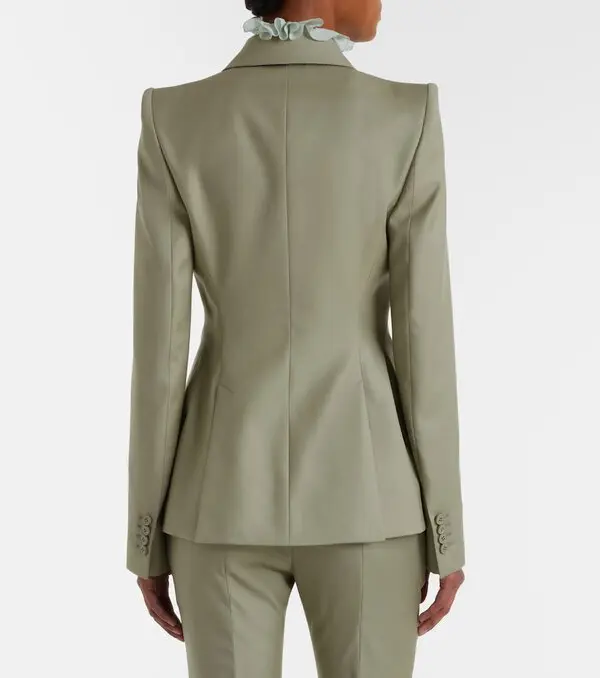 Alexander McQueen Wool Blazer - Green