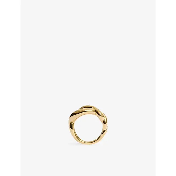 Monica Vinader Ochre 18ct Yellow Vermeil Ring