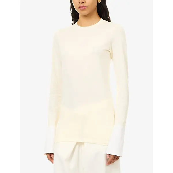 DARKPARK Nora Crew-neck Cotton-jersey Top
