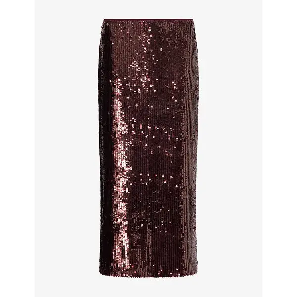 Simkhai Nikki Sequin-embellished Midi Skirt