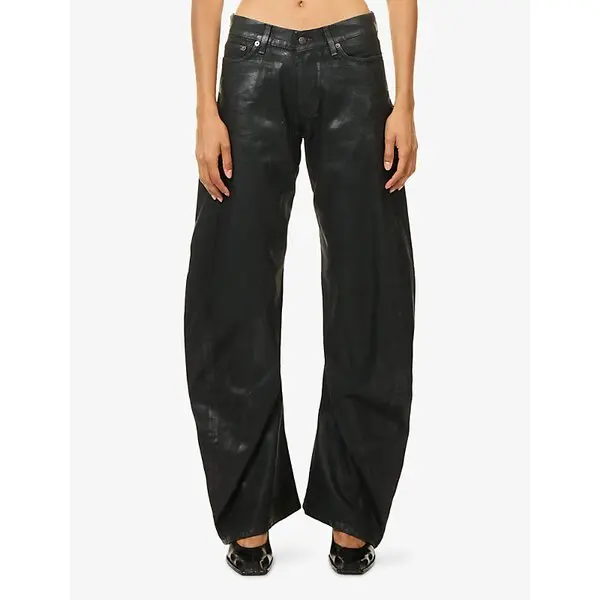 Acne Studios 2006f Straight-leg Coated-denim Jeans