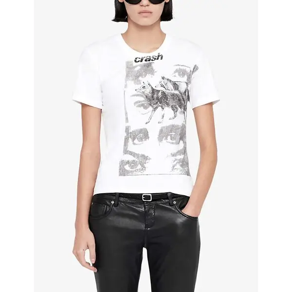 ALLSAINTS Riella Bootcut-leg Low-rise Leather Trousers