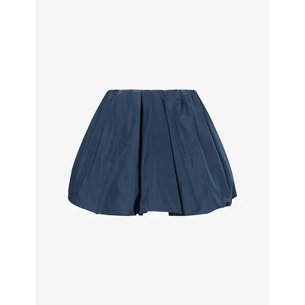Issey Miyake Correlation Woven Balloon Mini Skirt