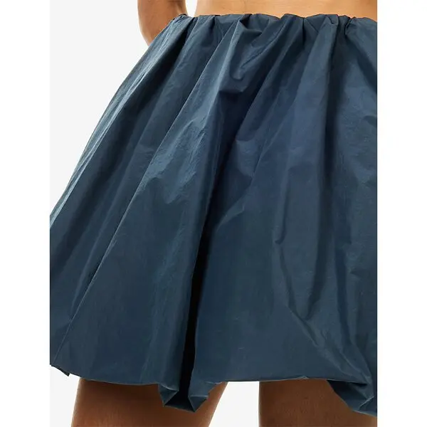 Issey Miyake Correlation Woven Balloon Mini Skirt