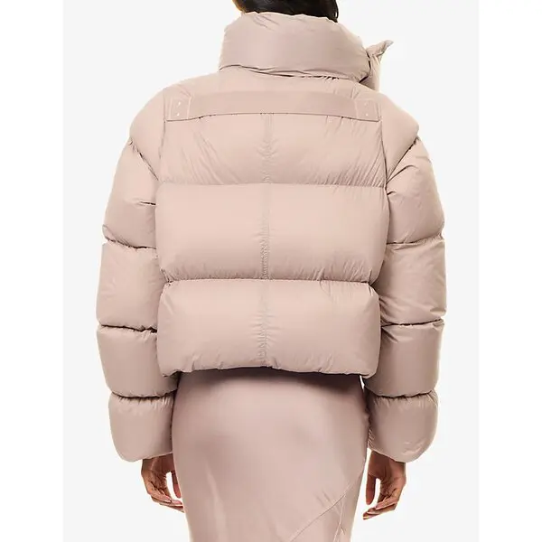 Rick Owens Funnel-neck Nylon-down Jacket
