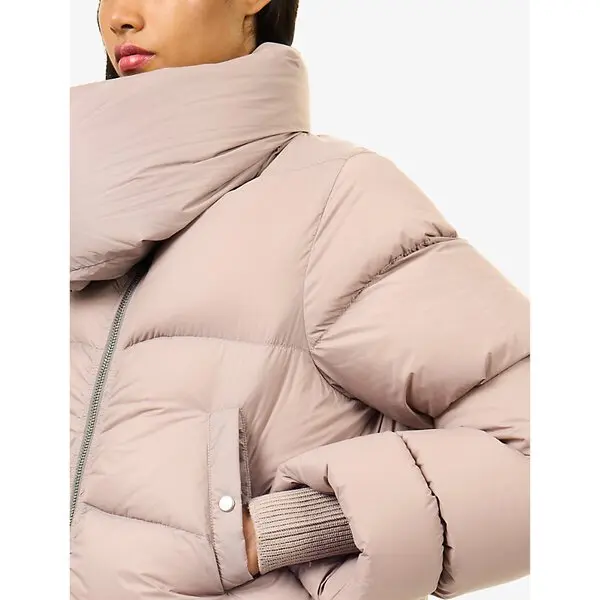 Rick Owens Funnel-neck Nylon-down Jacket