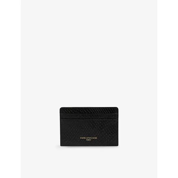Zadig&Voltaire Zv Pass Soft Wild Leather Card Holder