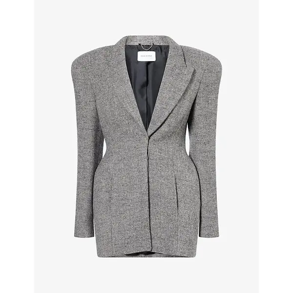 Magda Butrym Single-breasted Structured Wool-blend Blazer