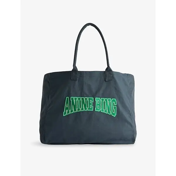 ANINE BING Leo Canvas Tote Bag