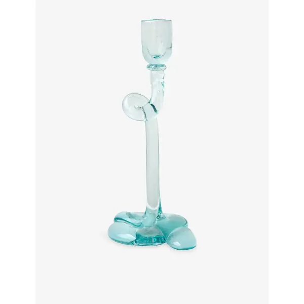 Completedworks Thaw Glass Candlestick - Clear