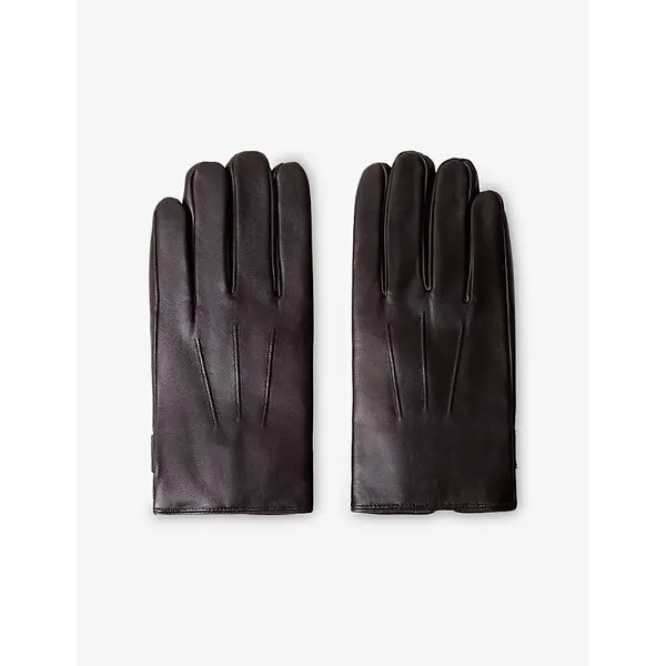 HACKETT  Commuter Leather Touchscreen Gloves