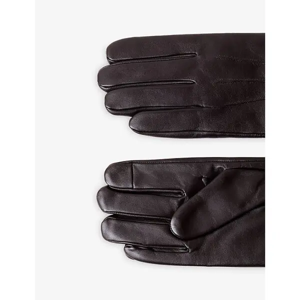 HACKETT  Commuter Leather Touchscreen Gloves