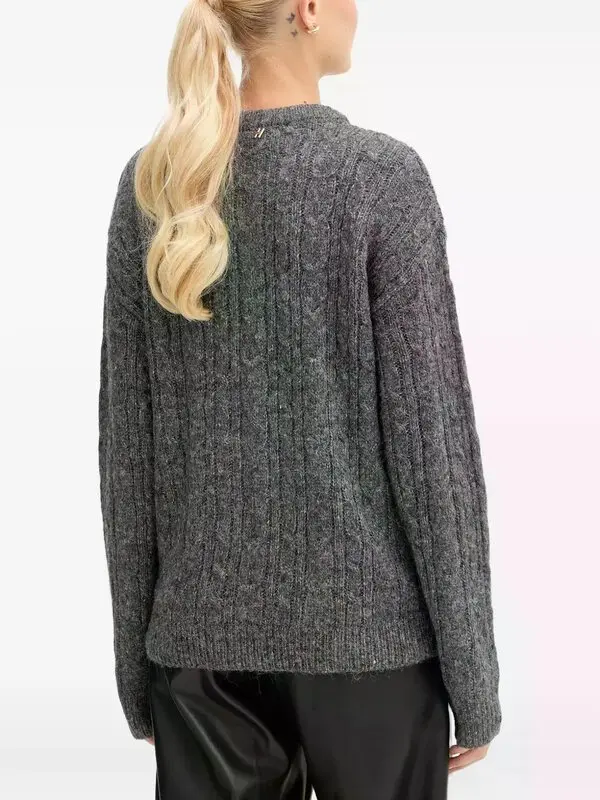 SILVIAN HEACH Cable Knit Sweater - Grey